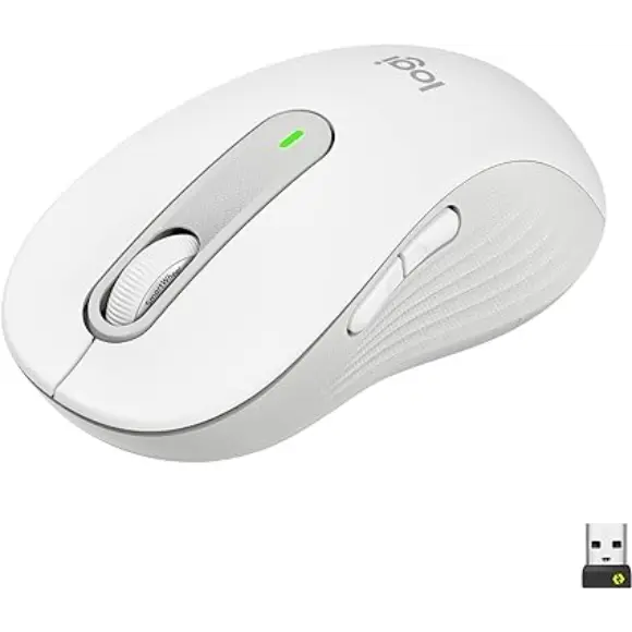 Logitech Signature M650 Large Wireless Mouse - White