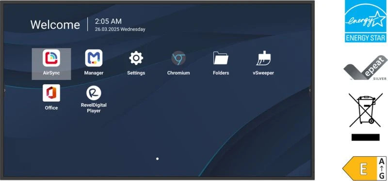 Viewsonic CDE4314-2C 43" 4K Commercial Display with Pro AV Integration