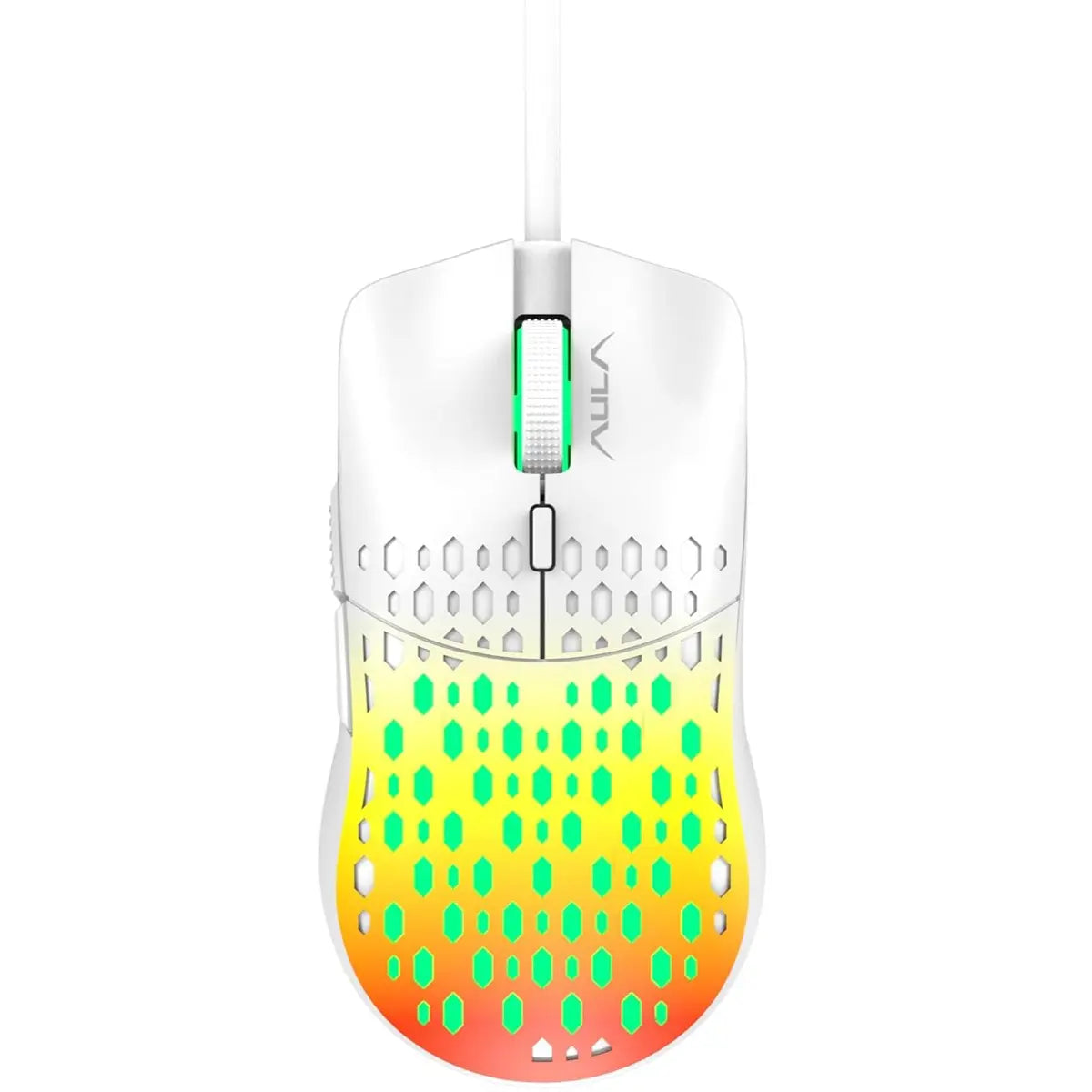 Aula S11 Pro Ultra-Lightweight Wired Optical Gaming Mouse - White